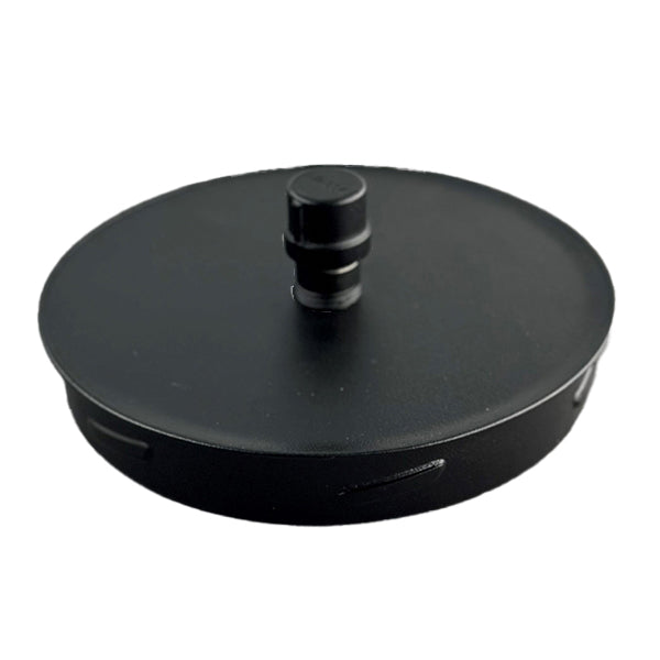 T600 6" Twin Wall Tee Cap - Black - Thermotec