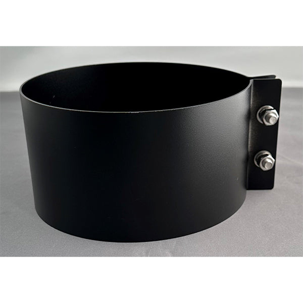 T600 6" Twin Wall Structural Wide Locking Band - Black - Thermotec